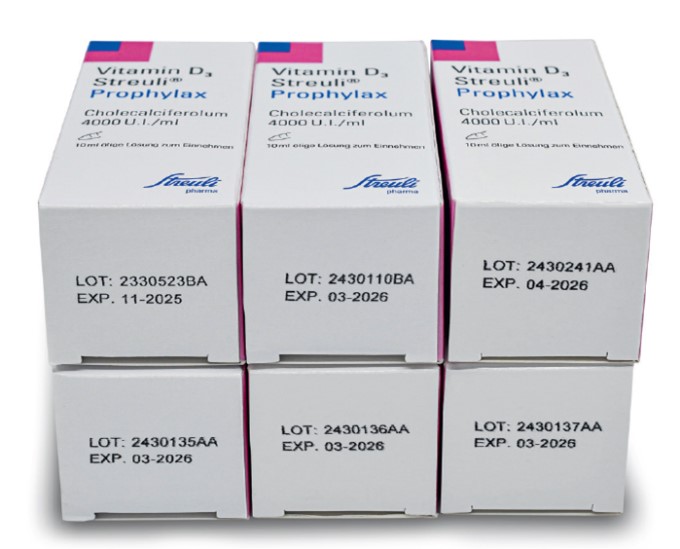 Swissmedic – Streuli Pharma AG ruft vorsorglich die Chargen 2330523BA ...